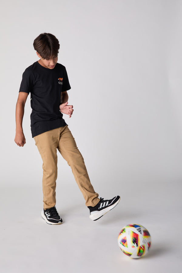 Logo Back Black Tee - Carolina Core FC Merchandise